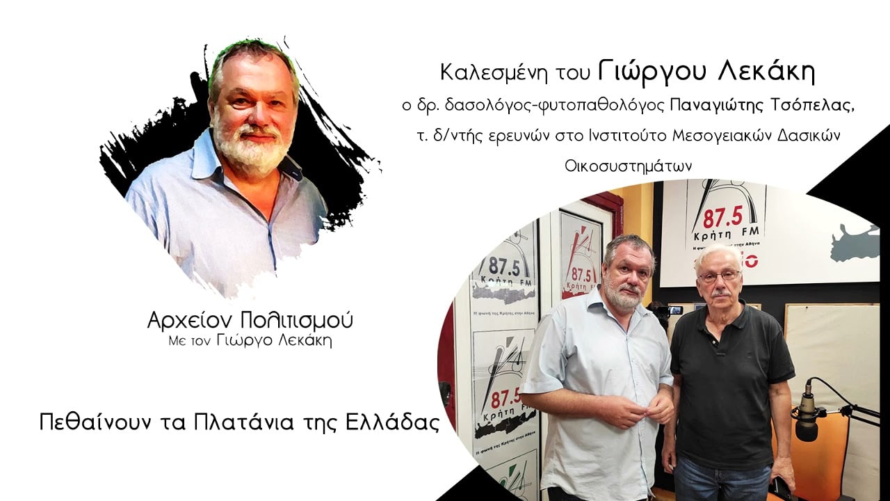 Πεθαίνουν τα πλατάνια της Ελλάδος! – ραδιοφωνική εκπομπή του Γ. Λεκάκη ...
